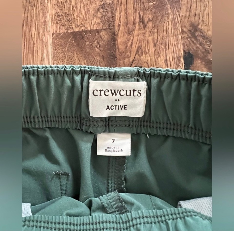 New Crewcuts Tech Dock Shorts in Pale Spinach size 7 F | eBay