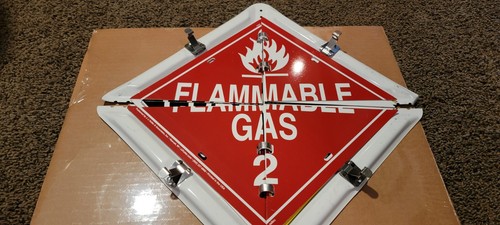Keller Truck Safety Placard Inhalation Hazard Flammable Man Cave Rest ...