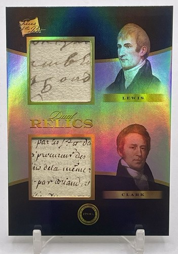2024 Pieces Of The Past 1700s Lewis / Clark Hand Written Dual Document ...
