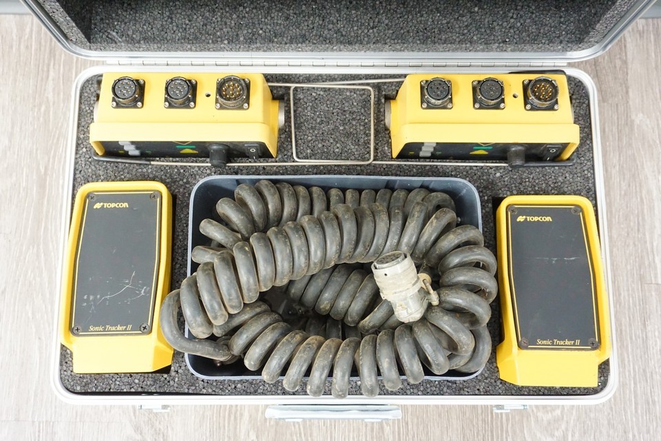 Topcon System 5 Asphalt Paving Paver Boxes System Sonic Tracker SAS | eBay