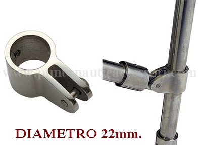 SNODO A FORCELLA INOX AISI 316 DIAMETRO 22mm | eBay