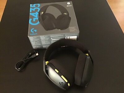 Logitech G435 LIGHTSPEED Wireless Gaming Headset Black Grade A in ...