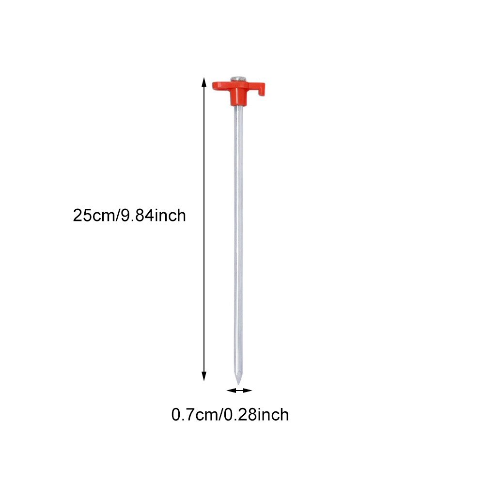 20pcs For Hard Ground Tent Stake Extra Strong Long Camping Pegs With ...
