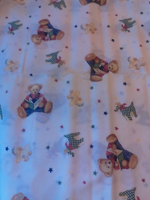 BLUE JEAN TEDDY FABRIC MATERIAL - 1 YARD PIECE | eBay