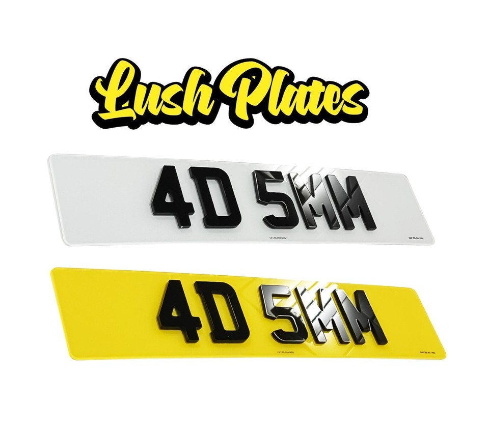 Number Plates Premium - 100% ROAD/MOT Legal Car Registration - STANDARD ...