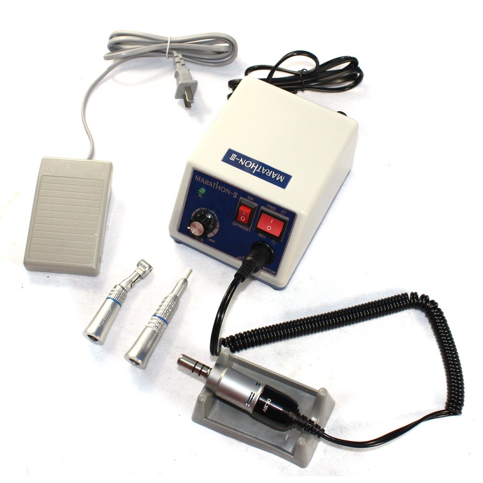 Dental Lab Marathon Micro motor Drill Polisher Machine N3+35K RPM ...