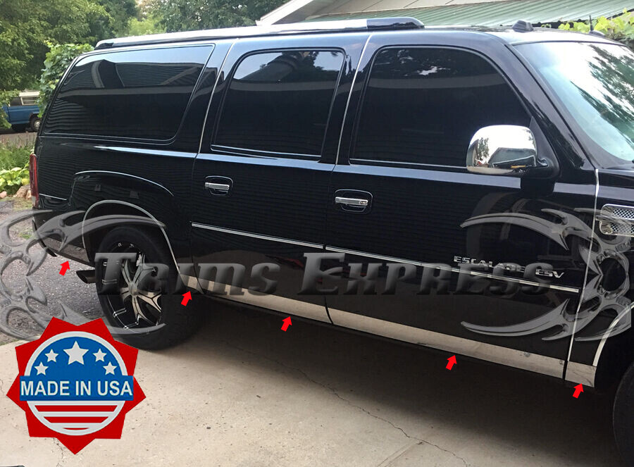 2002-2006 Escalade ESV SUV Rocker Panel Trim Body Side Molding Accent ...