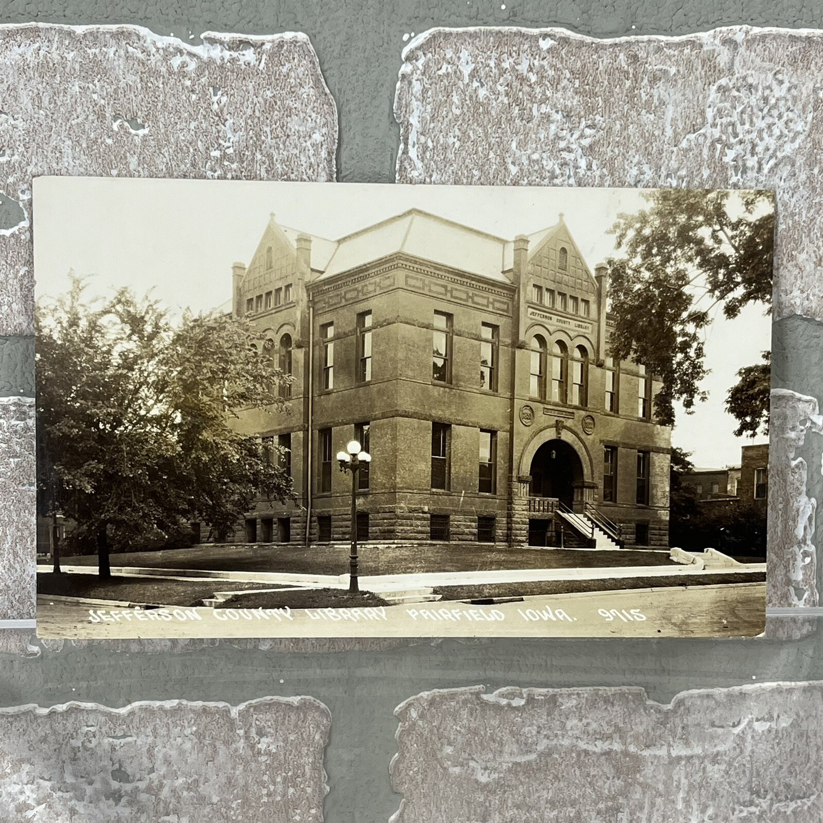 Fairfield, IA Iowa Jefferson County Library RPPC Vintage Postcard | eBay