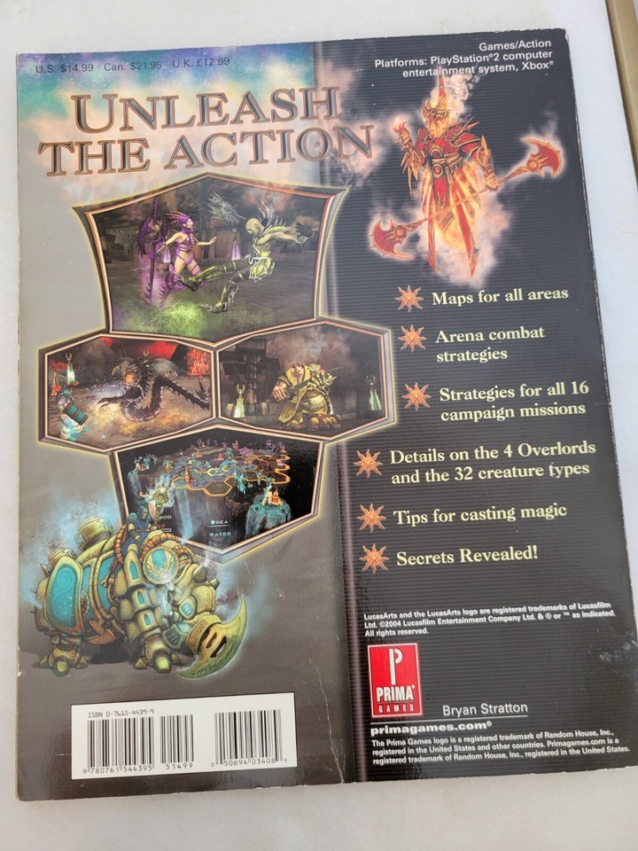 Wrath Unleashed (PS2/Xbox) Prima Official Strategy Guide | eBay