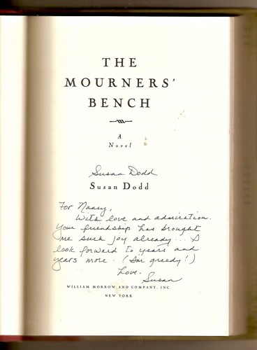 The Mourners' Bench : A Novel by Susan Dodd Signed (1998, Hardcover ...
