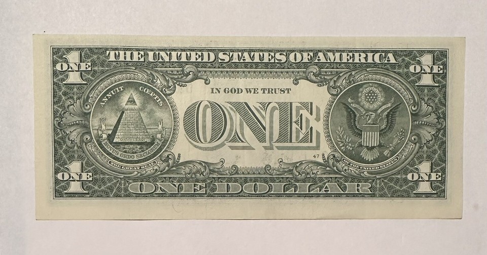 US One Dollar Bill ERROR Cut Note Uneven Miss-Cut Series 2017 | eBay