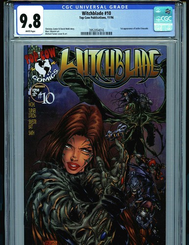 Witchblade #10 CGC 9.8 1996 Top Cow Image 1st Jackie Estacado Amricons K31 | eBay