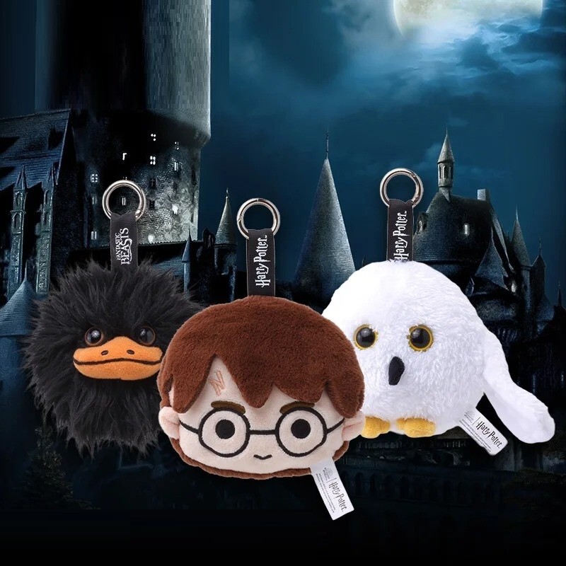 Harry Potter Hedwig Keychains Stuffed Plush Toys Pendants Kids Fluffy ...