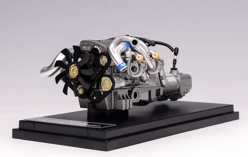 MH 1:18 HEC JDM GTR R34 RB26 Dett Turbo Engine Model Diecast Metal Car ...