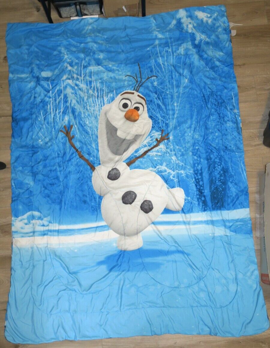 Disney Frozen OLAF 84" X 60" Throw Comforter Blanket Quilted Double ...