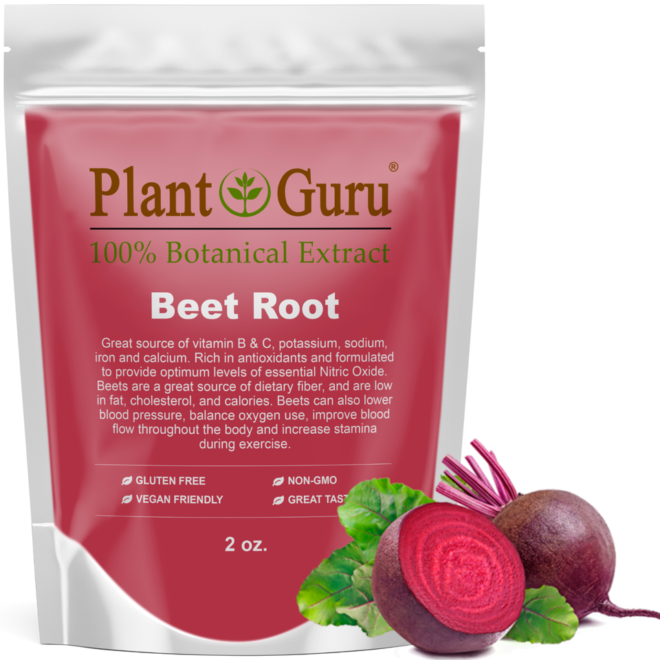 Red Beet Root Powder Beta Vulgaris Non-GMO Nitric Oxide Extract Super ...