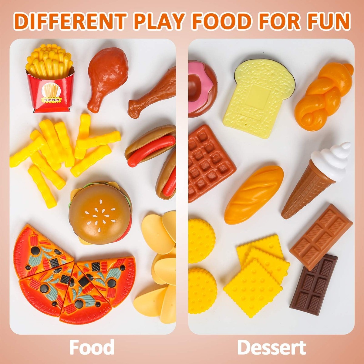 Cupcake Boxes Tea Party Wooden Cakes & Biscuits | Kids Playset Pretend ...