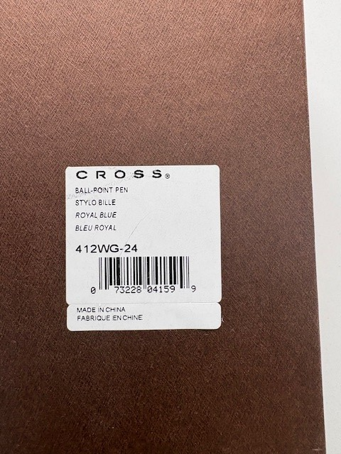 Cross Century II Classic Black Ballpoint Pen 412WG-24 w/Super Bowl 42 ...