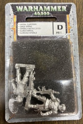 Games Workshop Warhammer 40k Imperial Guardsman PR11 D OOP Metal Cadian ...