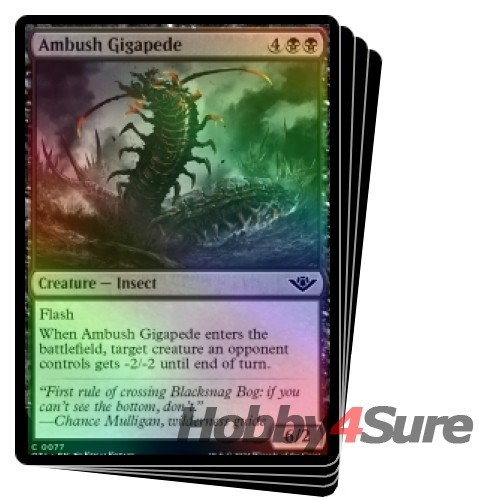 Foil Ambush Gigapede X4 M/NM Magic MTG Outlaws Of Thunder Junction | eBay