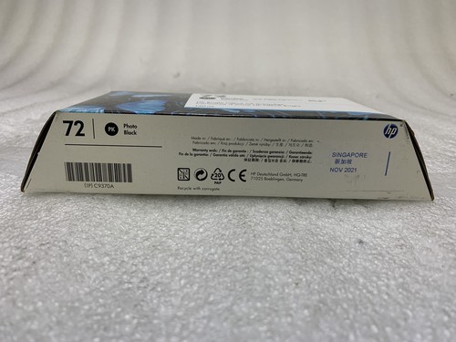 Genuine HP 72 Photo Black Ink Cartridge, C9370A | eBay