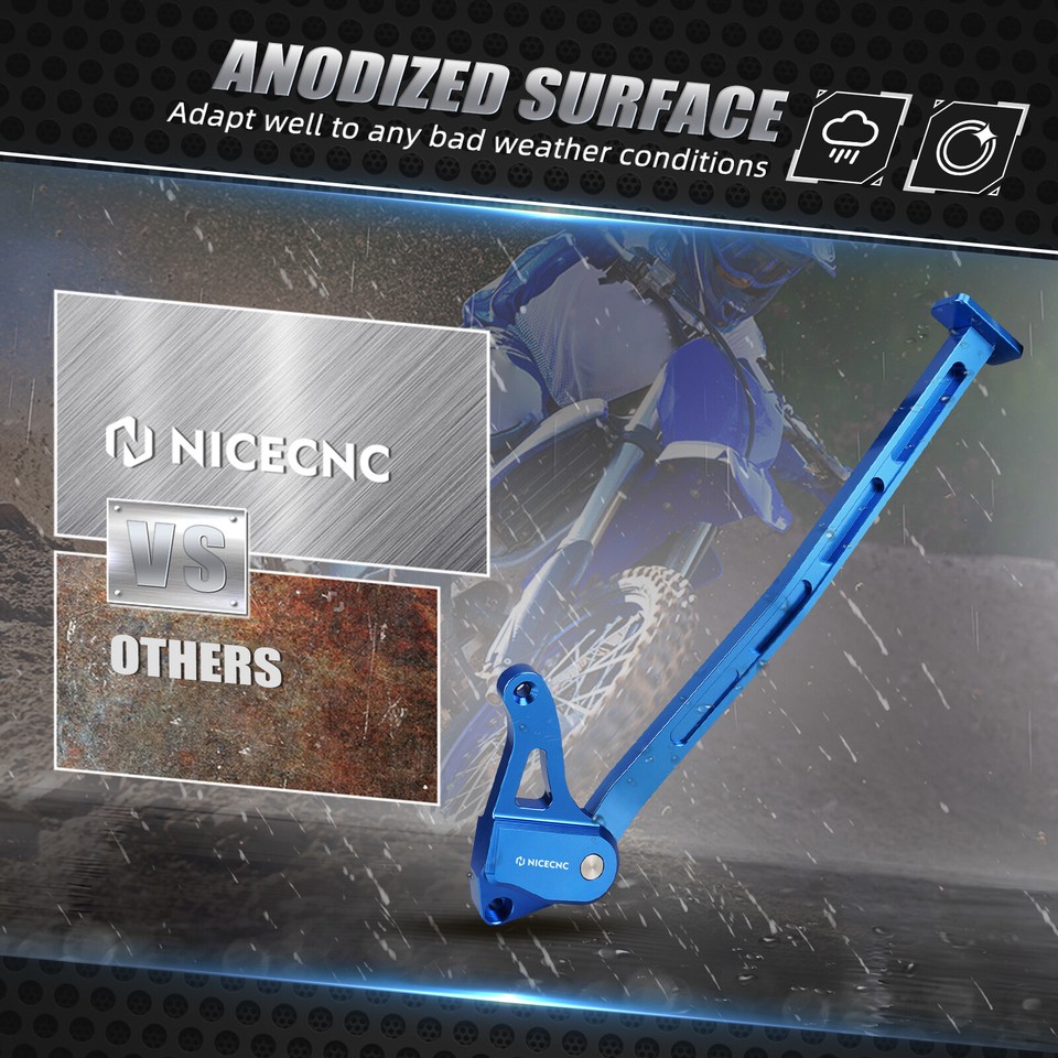 CNC Billet Side Kick Stand Kickstand For Yamaha YZ250 2005-2025 YZ125 ...