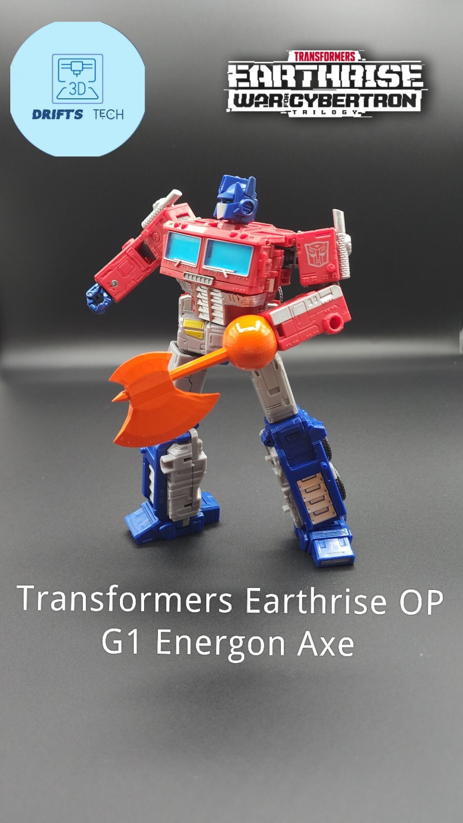 Transformers Earthrise Optimus Prime G1 Energon Axe | eBay
