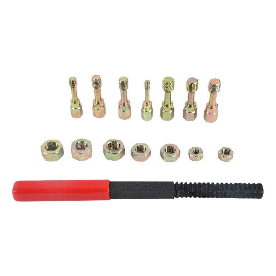 15PCS Metric Thread Chaser Set Metric Rethread Repair Tool Thread ...