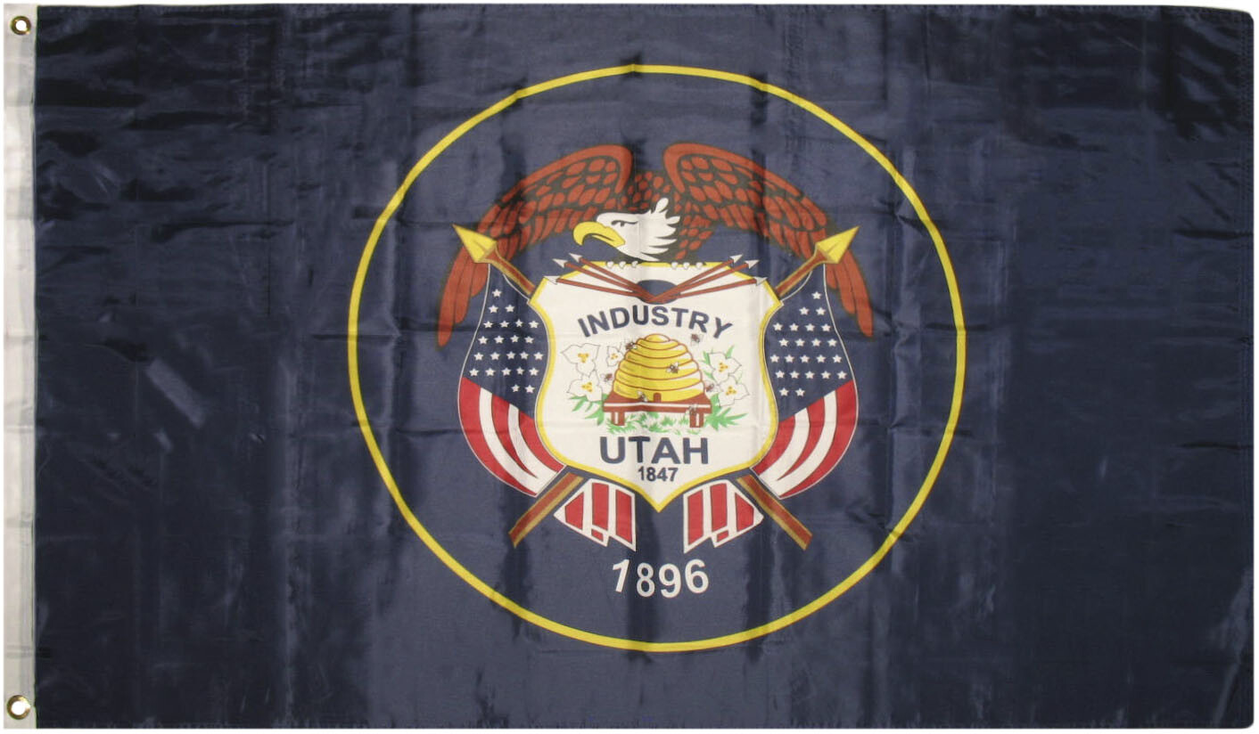 Wholesale Combo Lot of 3x5 USA Flag & State of Utah 3x5 2 Flags Banner ...