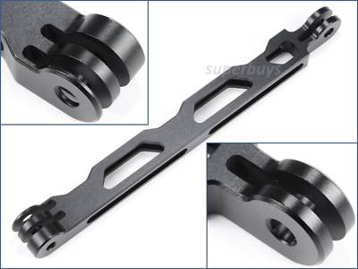 Extra Long Black Aluminium GoPro Extender Extension Pivot Arm Pole Hero ...