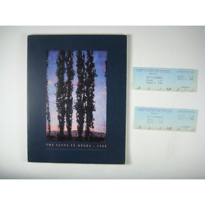 Santa Fe Opera Program 1988 Tickets Die Fledermaus Gene Rush Season | eBay