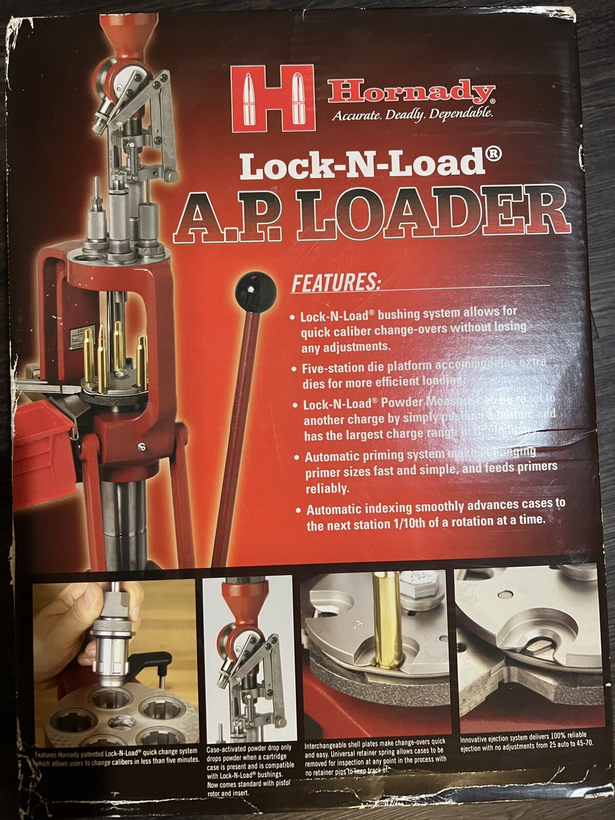 Hornady Lock-N-Load AP Reloading Press with Extras In Box 96518317198 ...