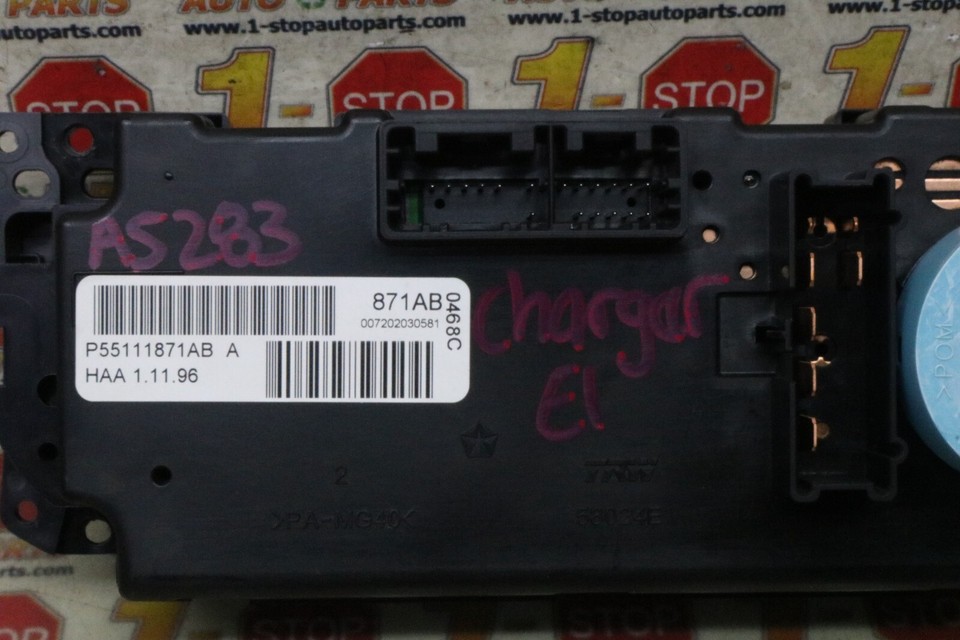 2008-2010 DODGE CHARGER AC HEATER CLIMATE TEMPERATURE CONTROL ...