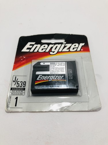 NIP (1) PKG ENERGIZER J/539 BATTERY 6.0V 4LR61 ALKALINE | eBay