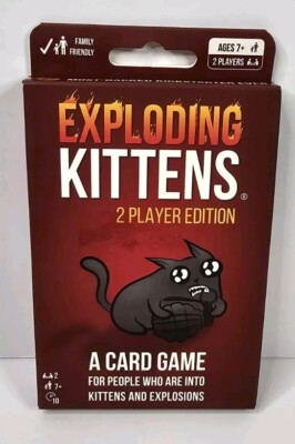 EXPLODING KITTENS 2 Player Edition Card Game | eBay