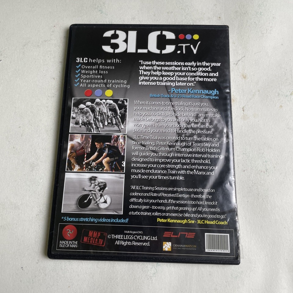 Three Legs Cycling Time Trial DVD Bicycle Fitness Training Series 3LC 3 ...