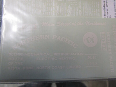 HO Scale Decals: Northern Pacific Freight Car by Walthers #75-W (TK) | eBay