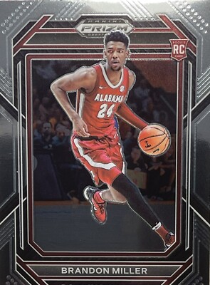 2023-24 Panini Prizm Draft Picks Brandon Miller #63 Rookie Card | eBay