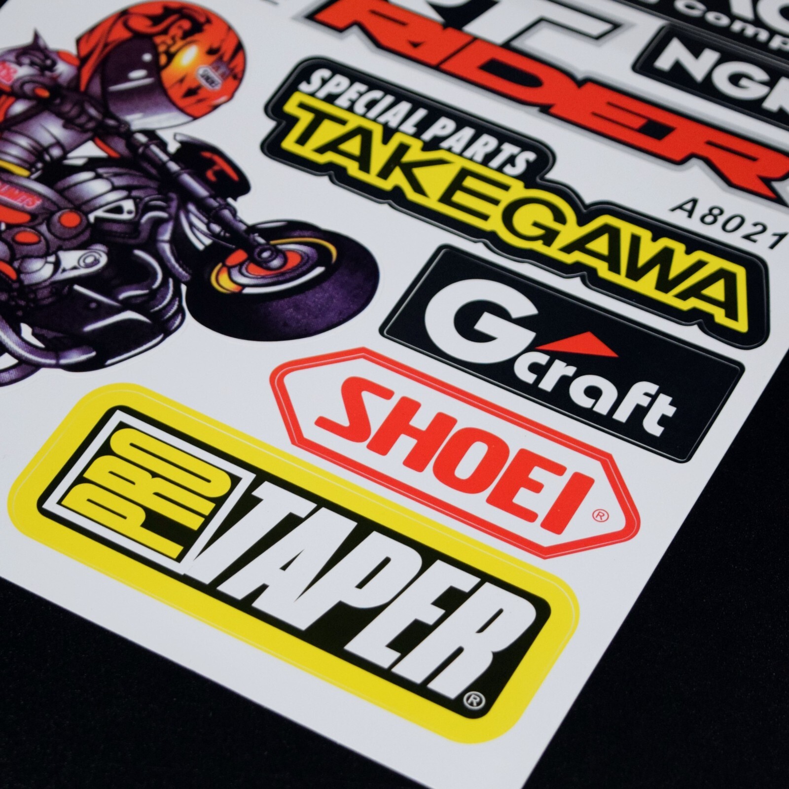 Takegawa ProTaper Kitaco 12pc 12"x8" MX ATV Dirt Bike Sticker Decal ...