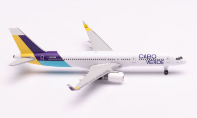 New! Herpa 534604 Cabo Verde Airlines Boeing 757-200 1:500 scale ...