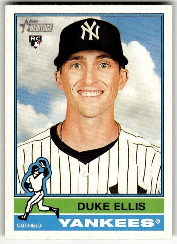 2025 Topps Heritage #266 Duke Ellis New York Yankees RC Baseball Rookie ...