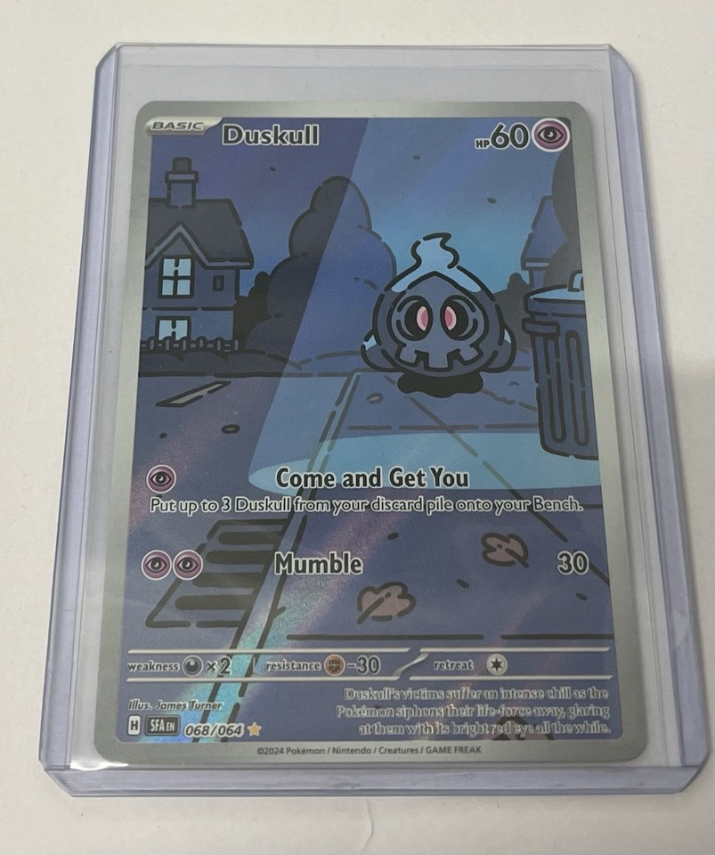 Pokémon Card Duskull 068/064 Sv: Shrouded Fable Full Art Illustration ...