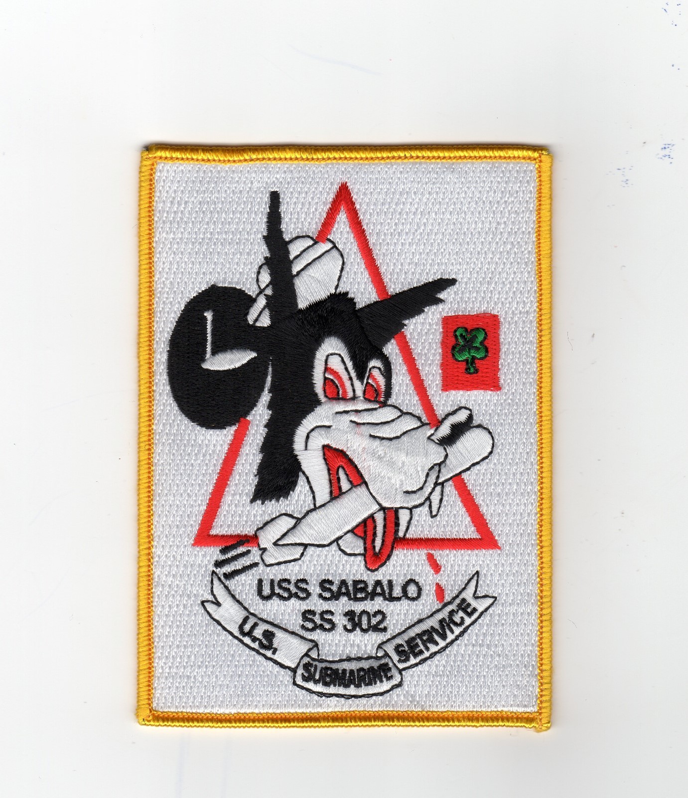 USS Sabalo SS 302 -Wolf - Submarine - BC Patch - C7174 | eBay