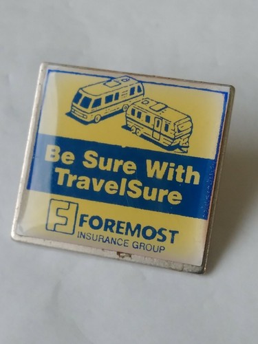 Foremost Insurance Group Lapel Hat Jacket Pin Be Sure With TravelSure ...