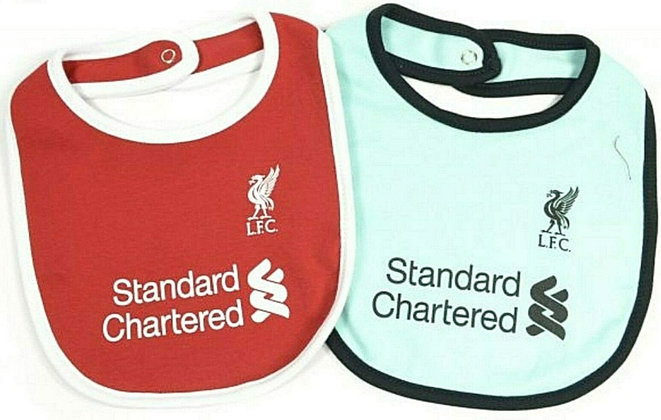 LIVERPOOL FC BABIES FOOTBALL KIT BODY PRAM SUIT BABY GROW VEST x 2 LFC ...