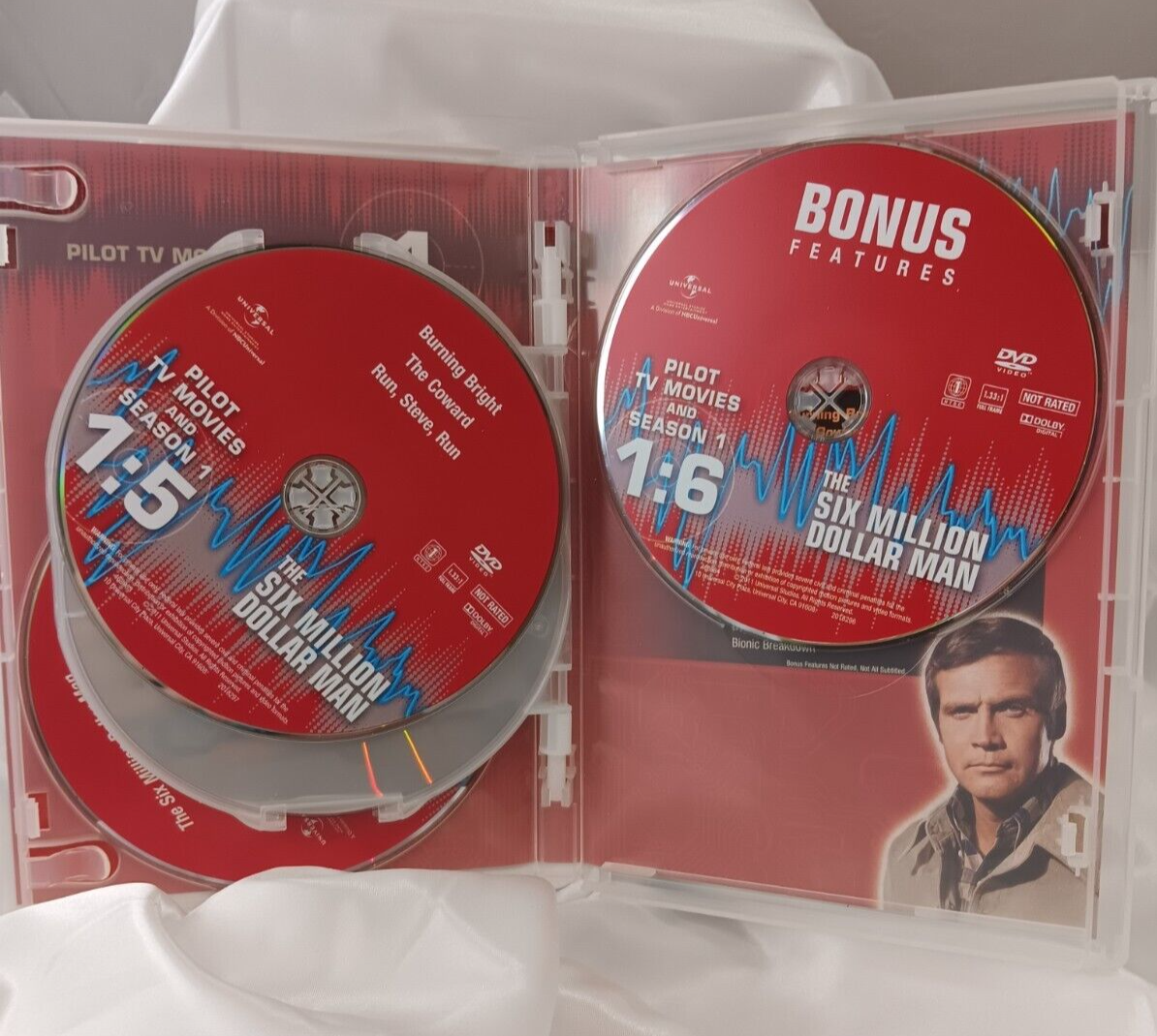 The Six Million Dollar Man: Pilot TV Movies and Season 1 DVD w/ Bonus ...