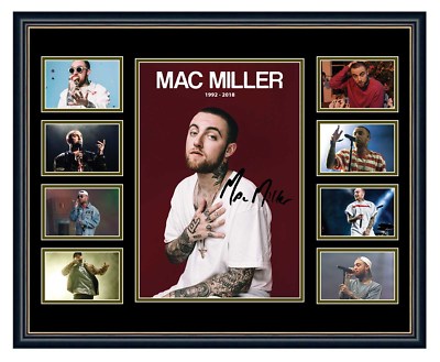 MAC MILLER TRIBUTE SIGNED LIMITED EDITION FRAMED MEMORABILIA | eBay ...