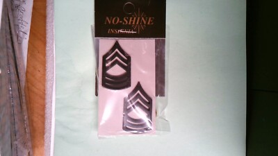 MILITARY INSIGNIA SUBDUED PIN ON RANK SET OF 2 E-8 MASTER SERGEANT | eBay