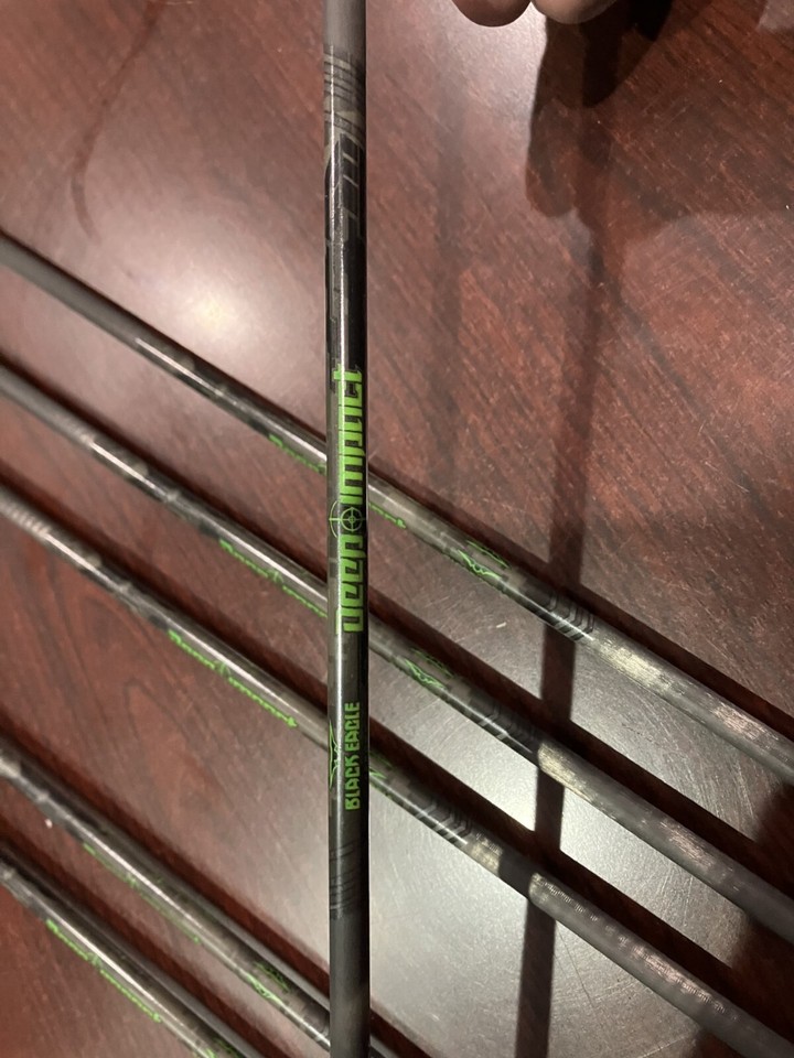 10 Black Eagle Archery -Deep Impact Arrows-400 Spine/.003" Blazer Vanes ...