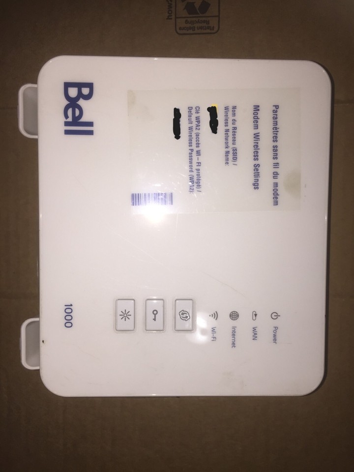 Bell Sagemcom Home Hub 1000 Modem Fast 4350 | eBay